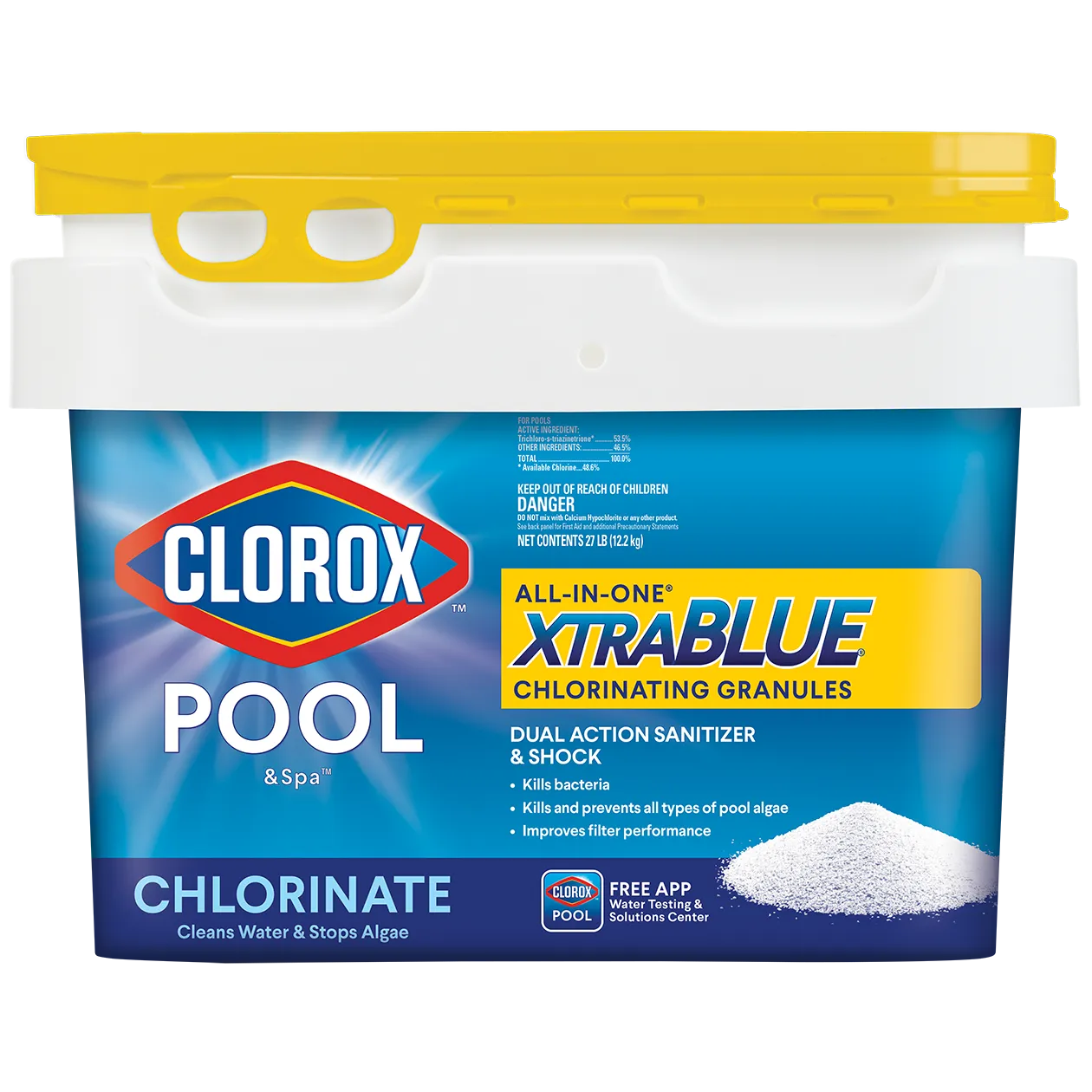 Mustard Algae Pool Treatment 4-in-1 Weekly Pool Care Treatment ...